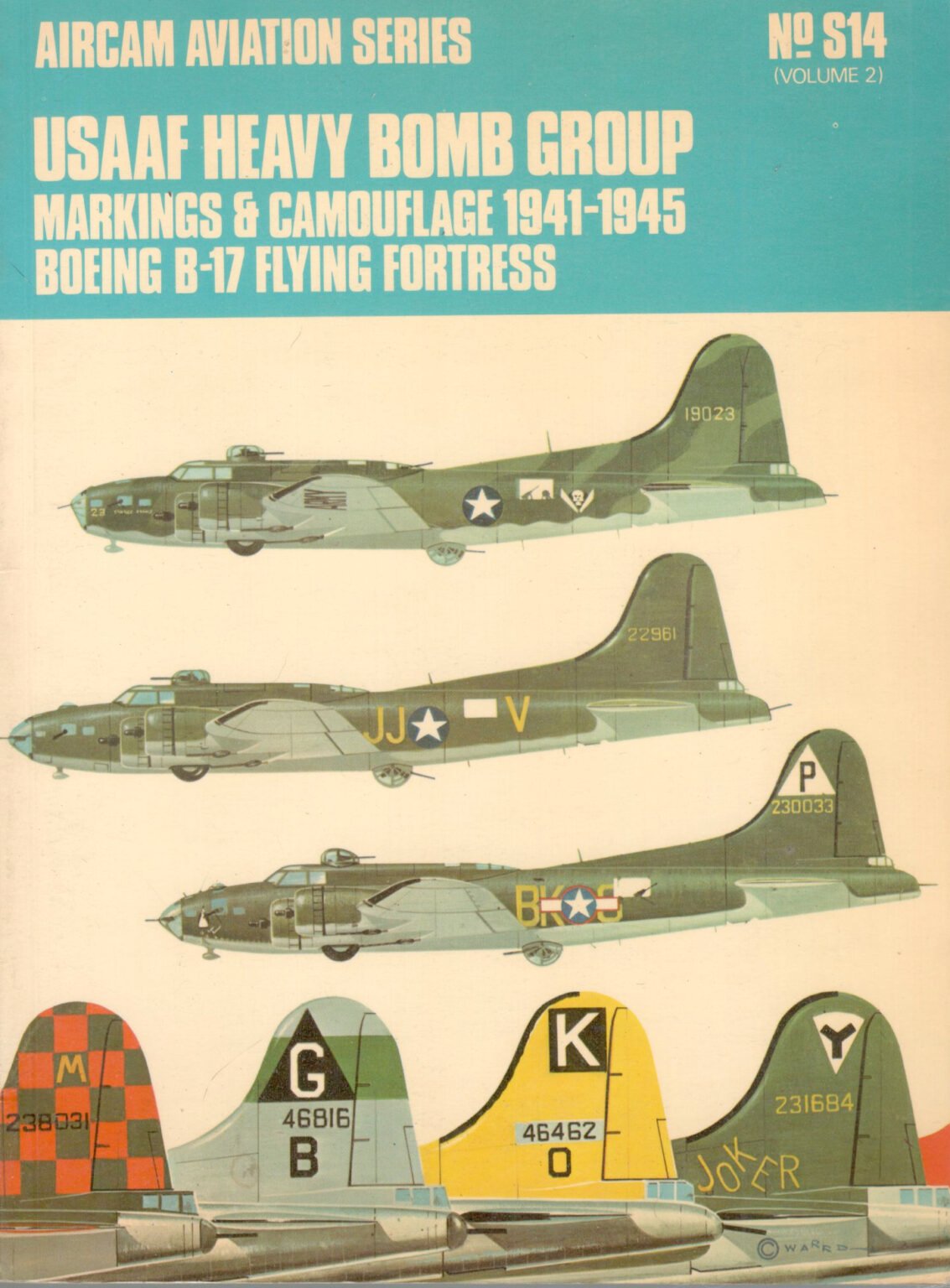 USAAF Heavy Bomb Group markings and camouflage 1941-45 Boeing B-17 ...